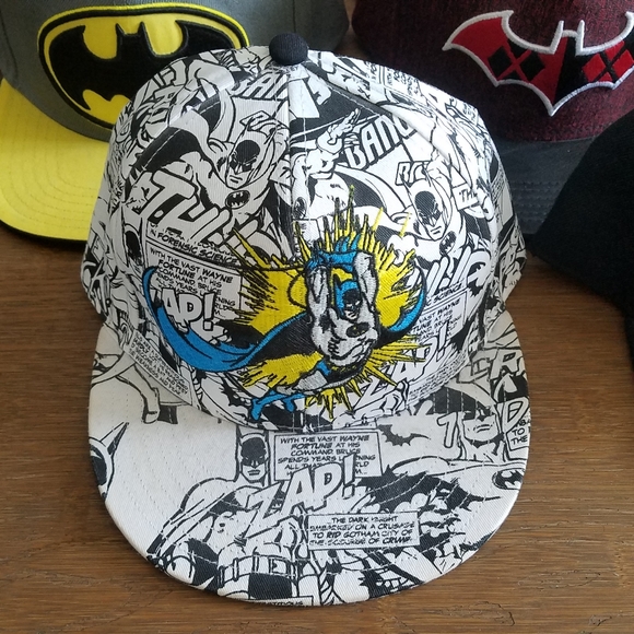 DC Comics | Accessories | Batman Comic Panel Hat Single Hat | Poshmark